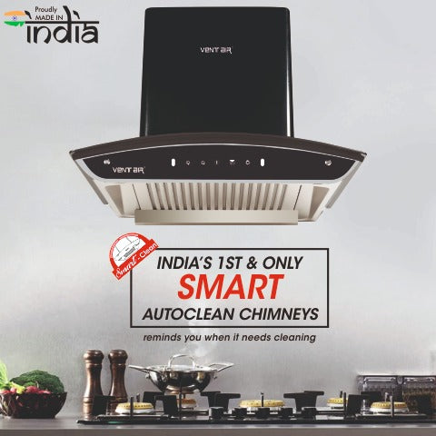 Ventair Smart Auto Clean Kitchen Chimneys - Buy Online at Best Prices