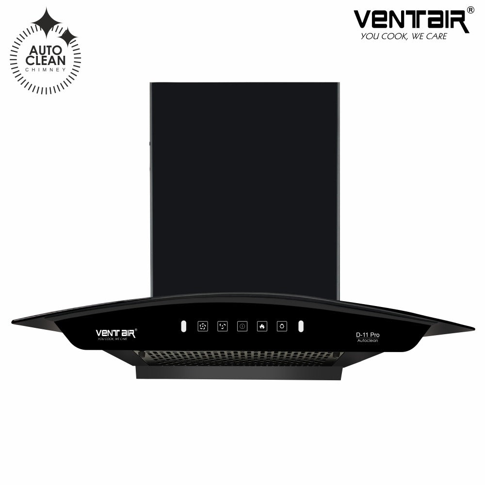 Ventair D11 Pro Auto Clean Chimney (Motion Sensor, 60cm, 1200 m3h, 11 ...